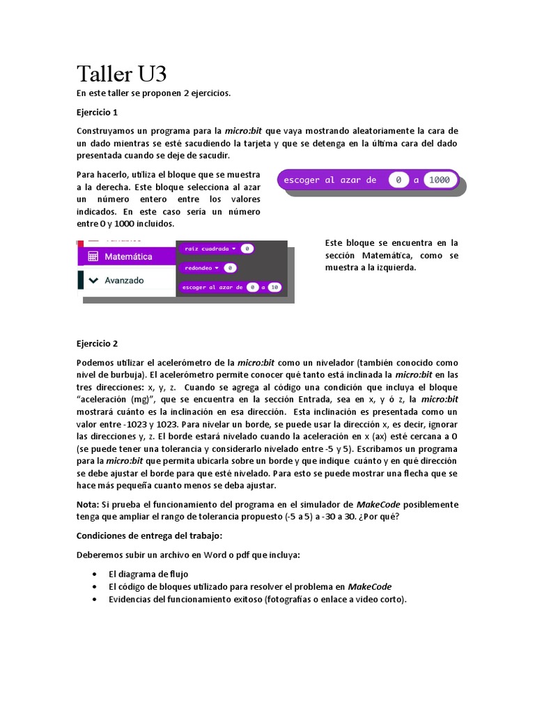 Taller U3 | PDF