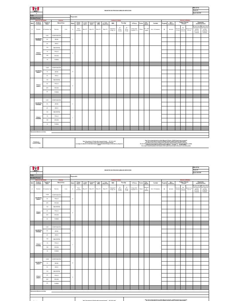 Formato de Inyección | PDF | Fabricación e ingeniería | Science