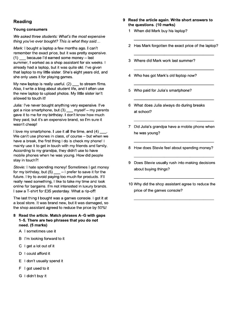 Reading 4º | PDF