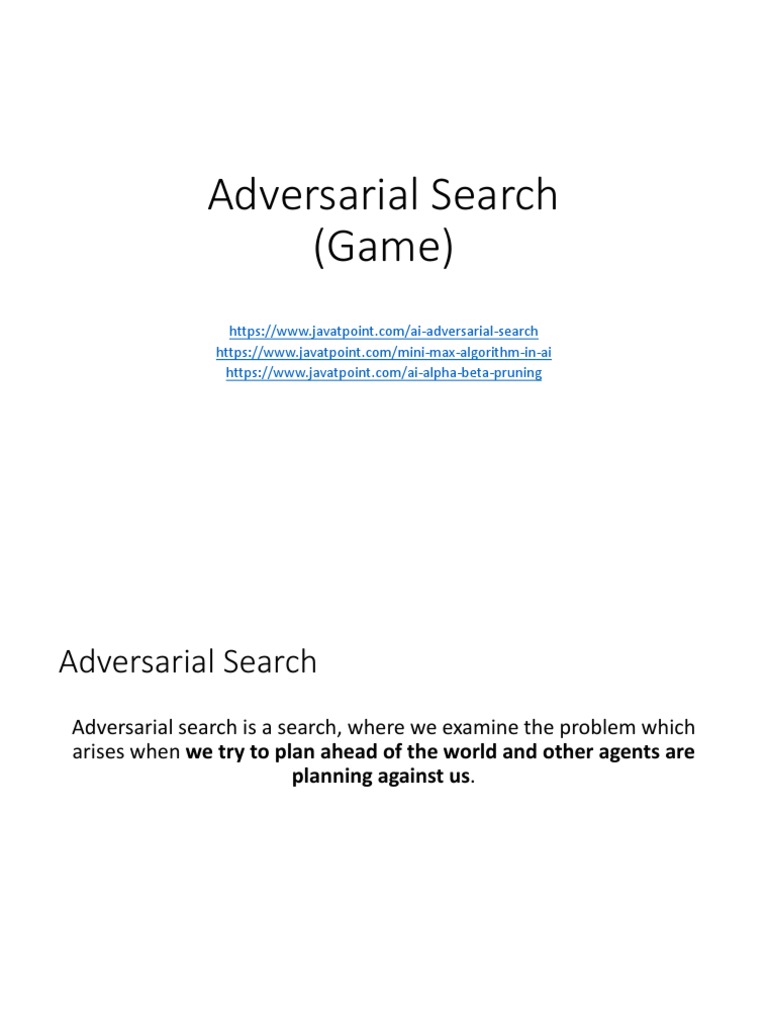 Adversarial Search 2020 | PDF | Computer Programming | Algorithms And Data Structures