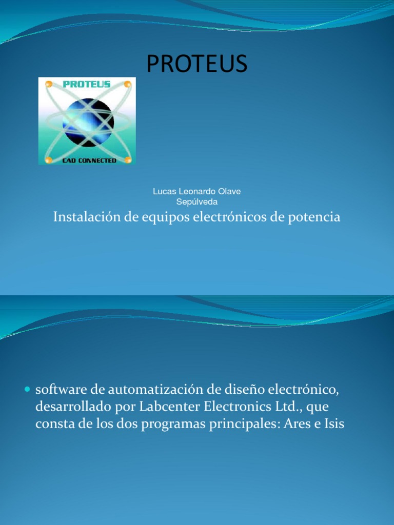 Manual de Uso Proteus. | PDF | Ventana (informática) | Placa de ...