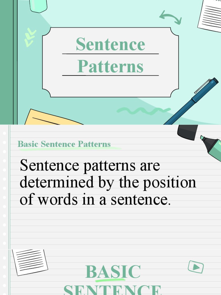 Basic sentence patterns explained | PDF | Verb | Adverb