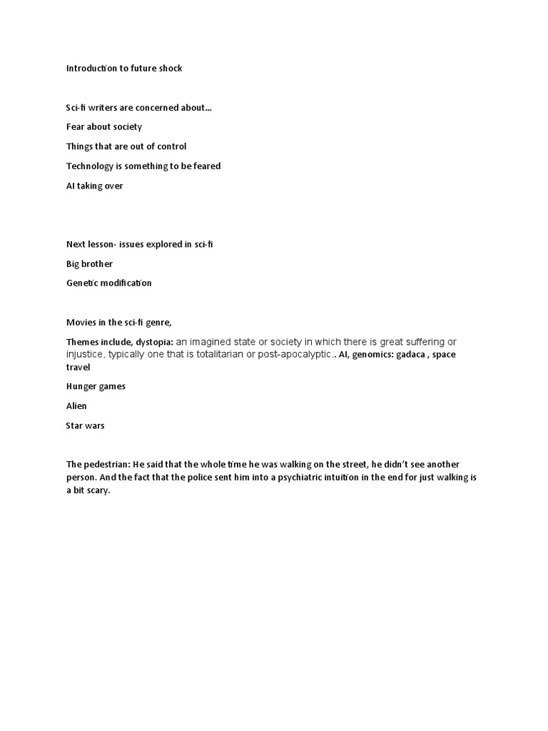 Introduction To Future Shock | PDF