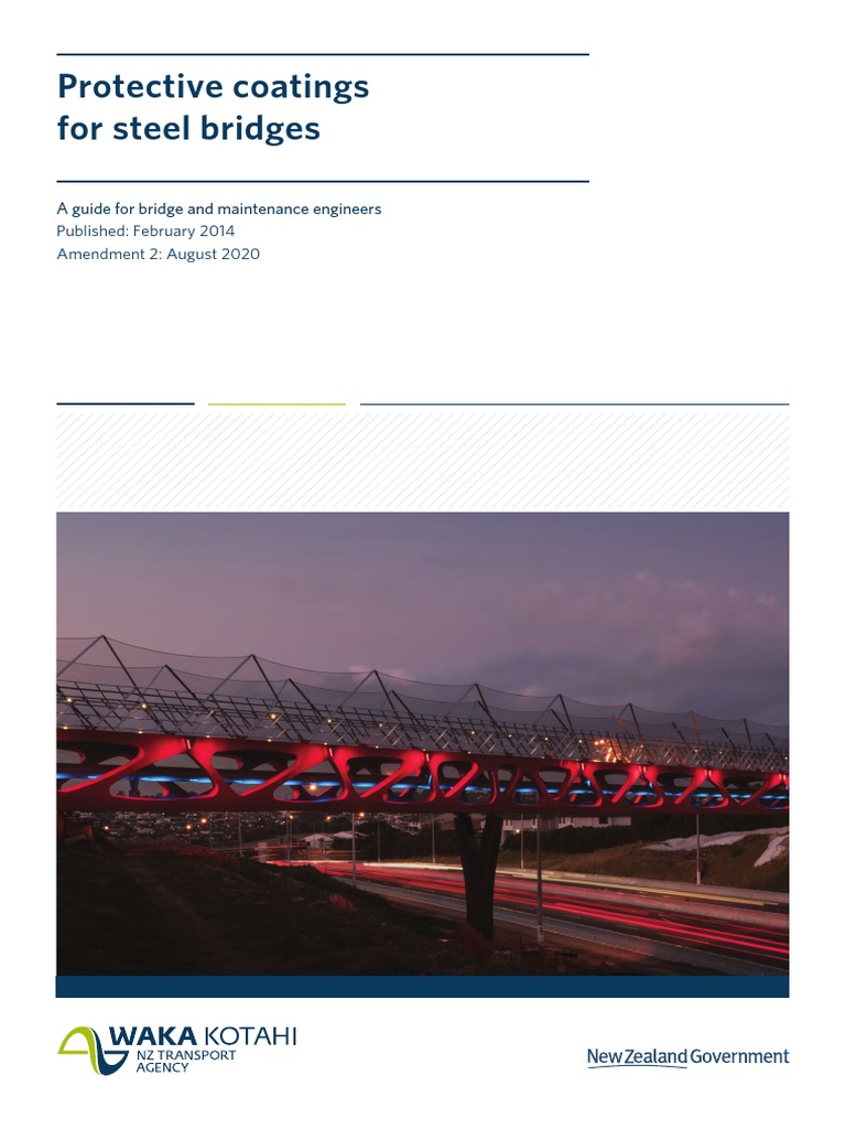 NZTA - Protective Coatings For Steel Bridges | PDF | Rust | Corrosion