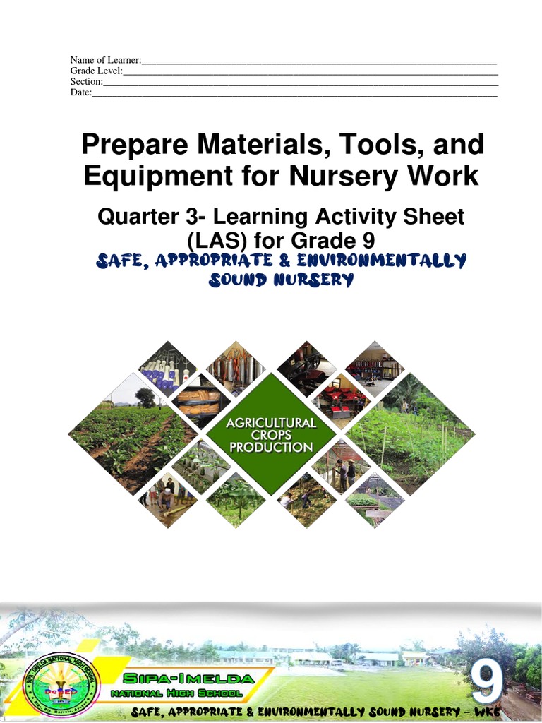 SAFE, APPROPRIATE & ENVIRONMENTALLY SOUND NURSERY - wk6 | PDF ...