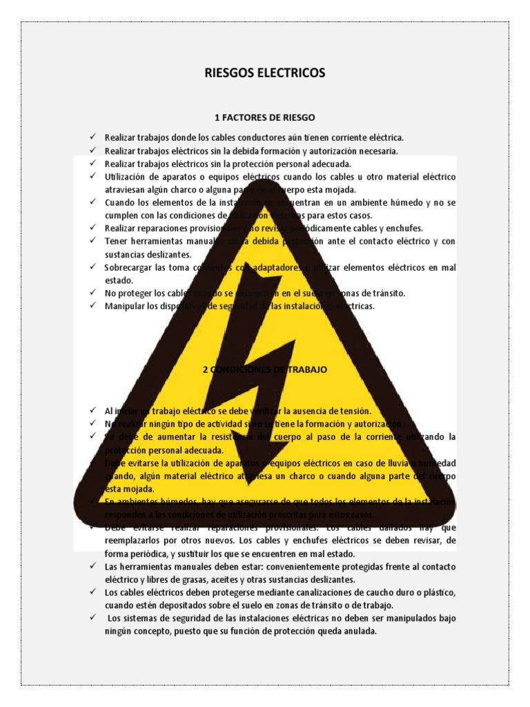 1 Factores De Riesgo Descargar Gratis Pdf Enchufes Y Tomas De