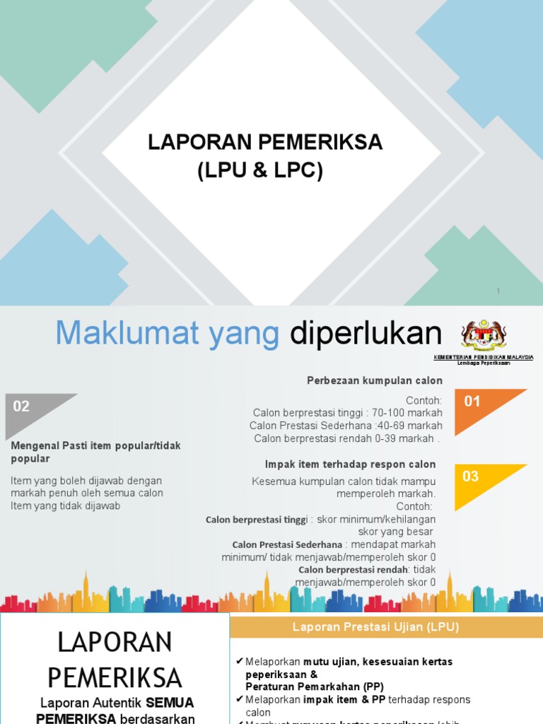 Penerangan LPC Lpu Dan Slide Pembentangan | PDF