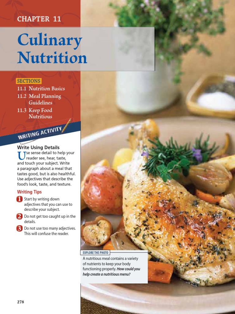 Chapter 11 - Culinary Nutrition | PDF | Fat | Saturated Fat