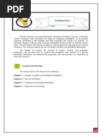 Statistics and Probablity SHS 11-Module 1 - Week1 | PDF | Random Variable | Probability Distribution