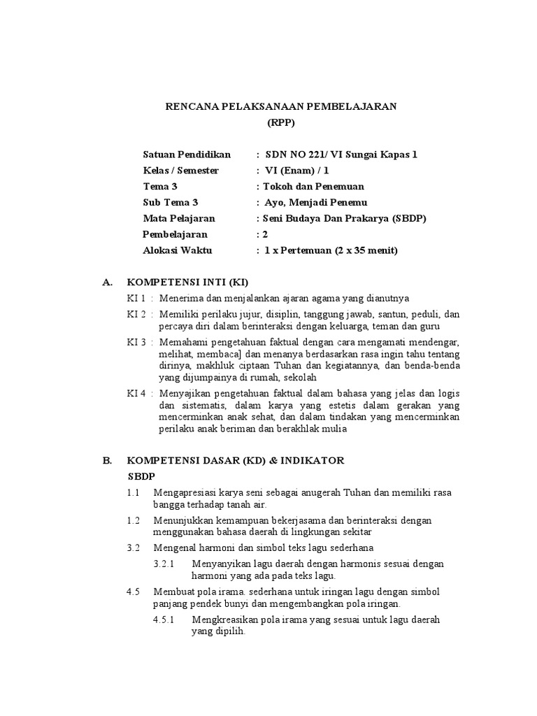 Sri Septiara Tugas 3 Pendidikan Seni Di SD | PDF