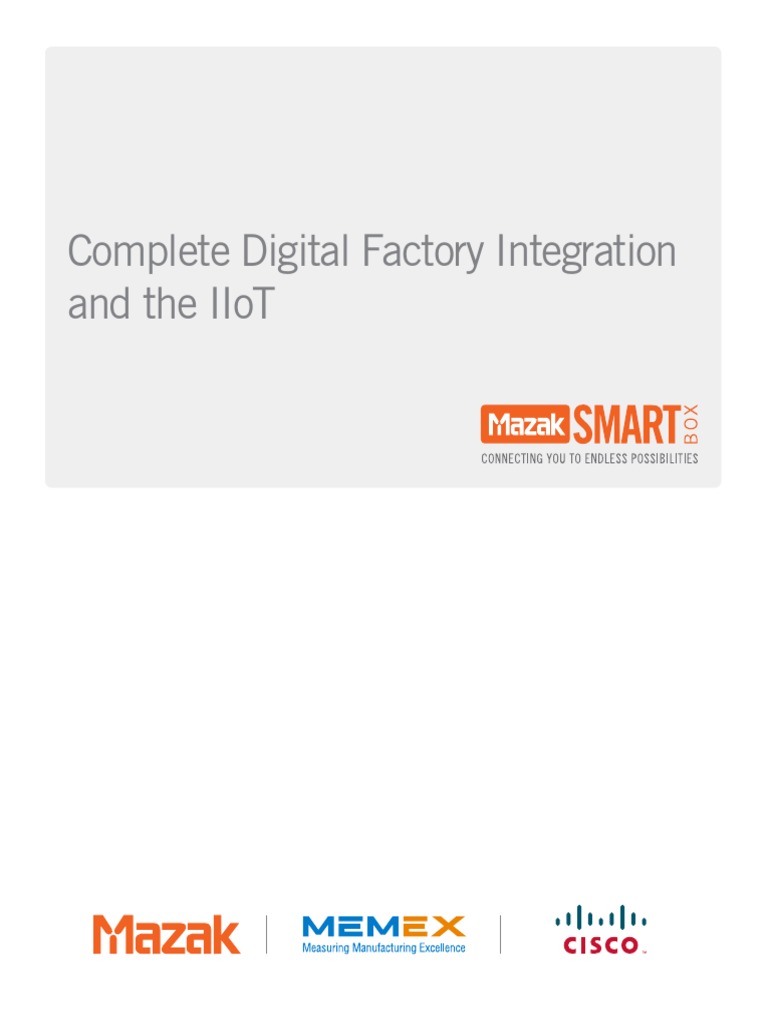 Complete Digital Factory Integration and The Iiot | PDF | Computer Network | Computer Science