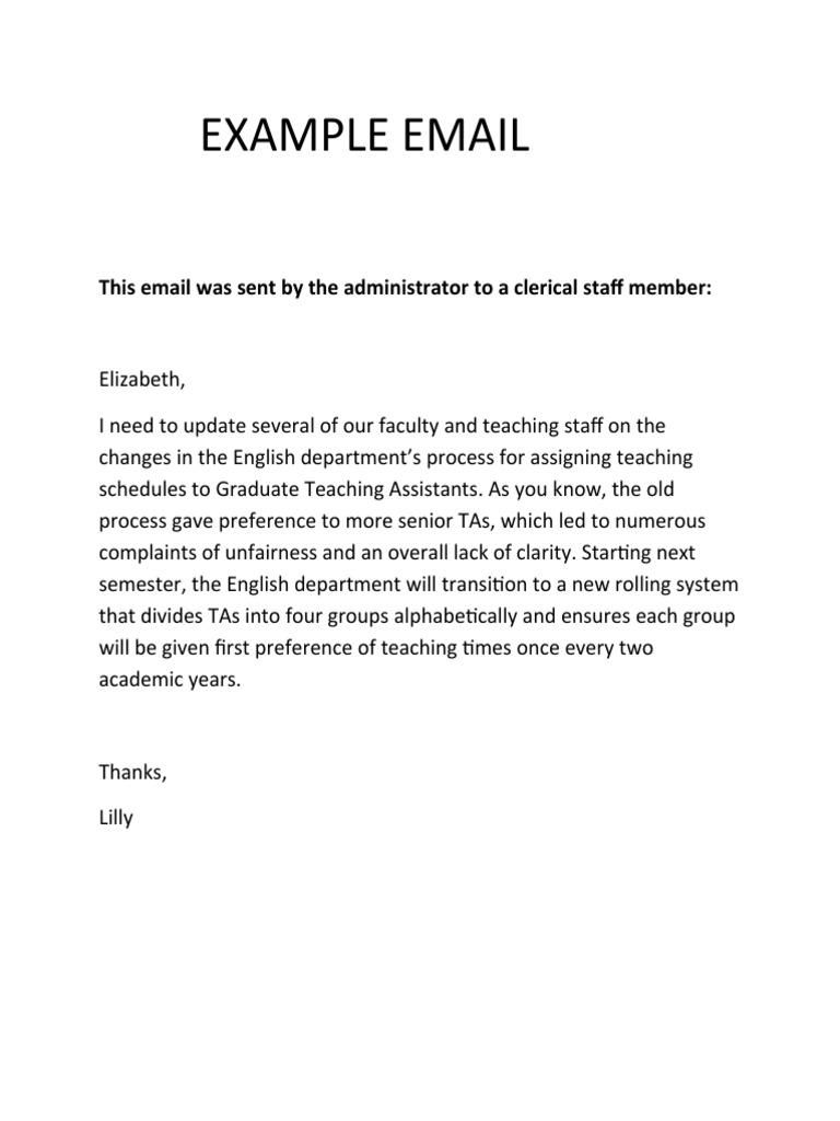 Sample Email For Student Observation | PDF | Career & Growth