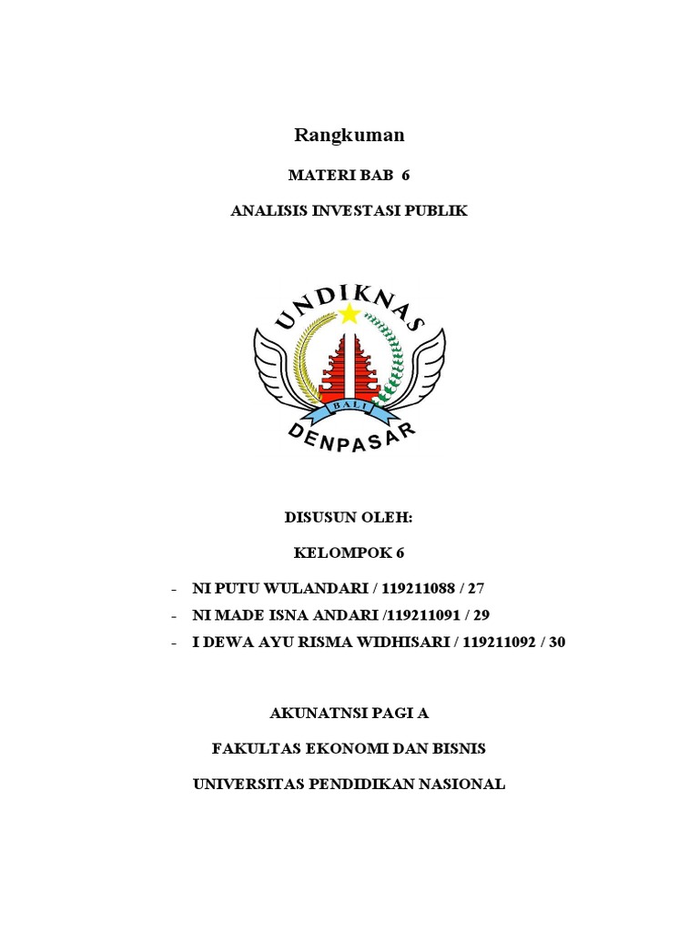 ASP Kelompok 6 Bab 6 | PDF