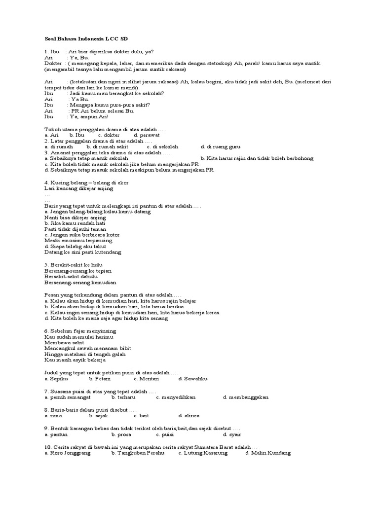 Soal LCC | PDF