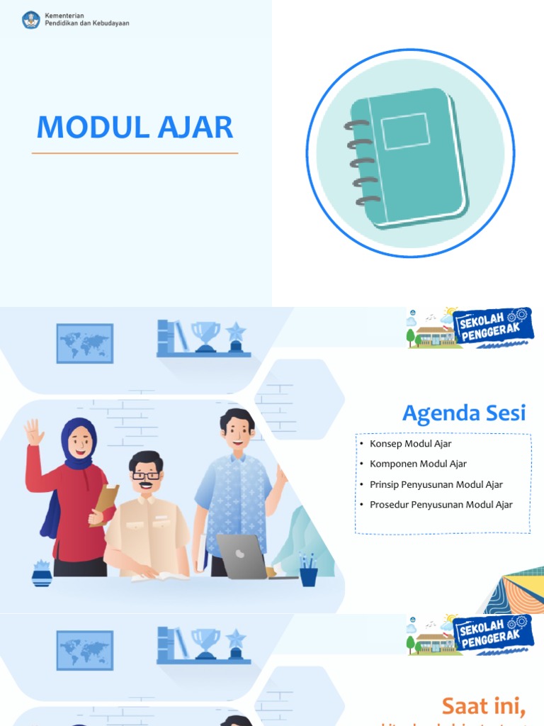 Konsep & Komponen Modul Ajar | PDF