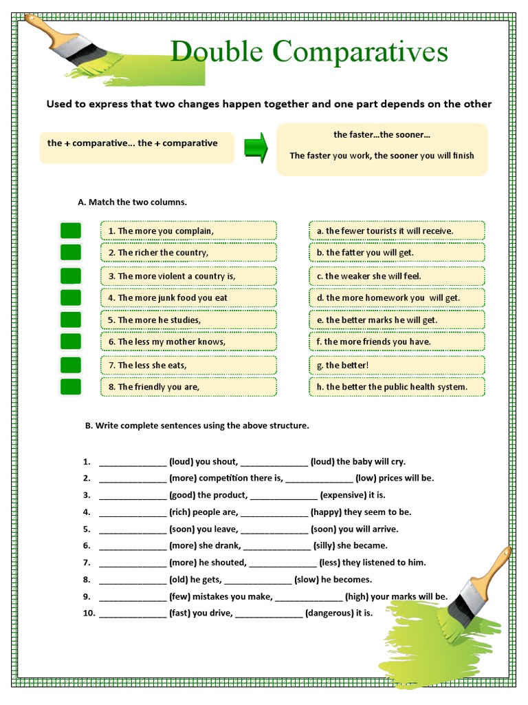 Double Comparatives | PDF