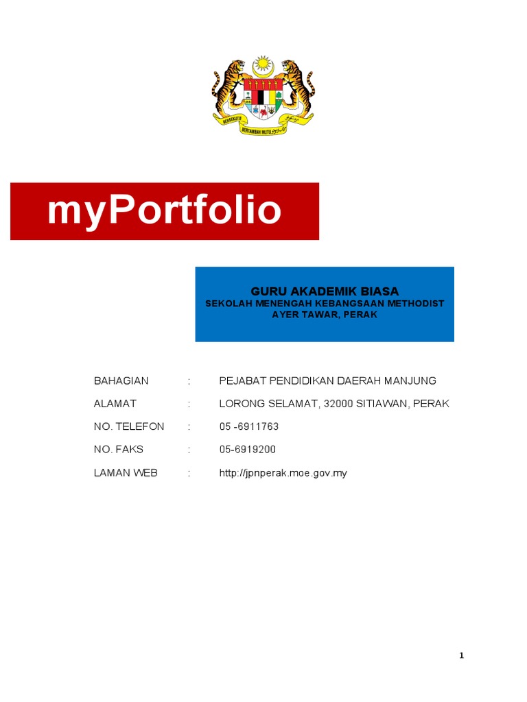 Contoh Myportfolio | PDF