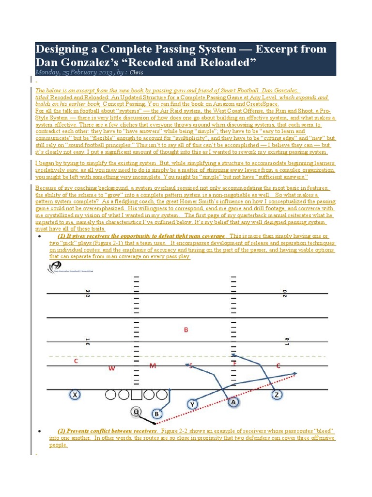 Building an Effective Passing System | PDF | Quarterback | Sports