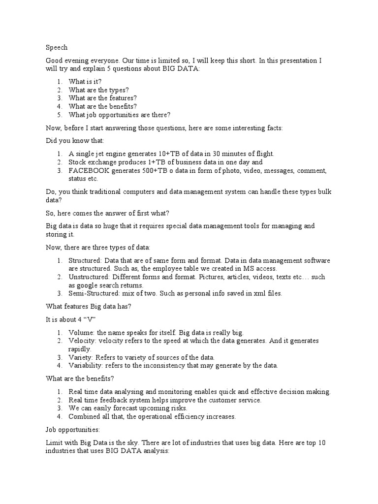 Big Data Assignment | PDF | Career & Growth | Computers