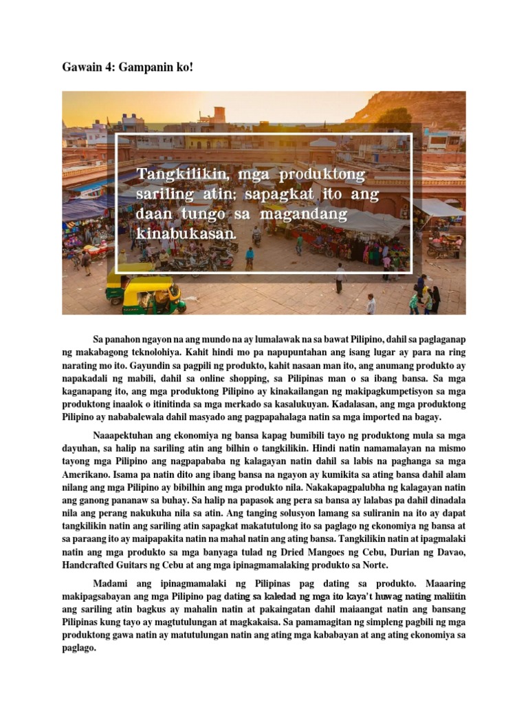 Slogan Ekonomiya | PDF