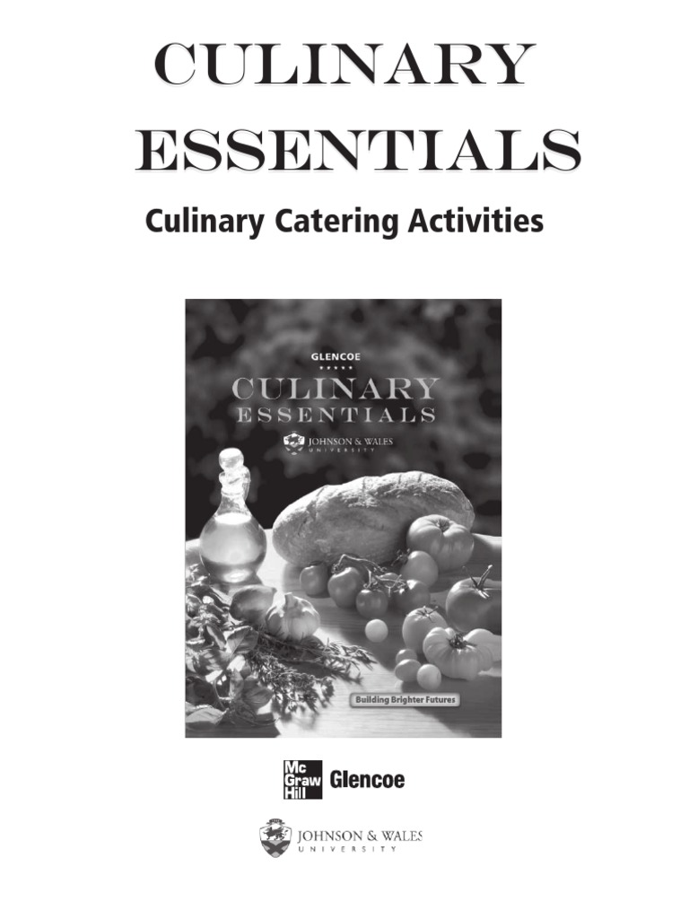 Culinary Catering Activities | PDF | Roasting | Menu