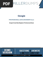 Professional Data Engineer Questions | PDF | Databases | Cache (Computing)