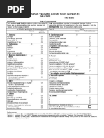 SLEDAI | PDF | Systemic Lupus Erythematosus | Diseases And Disorders