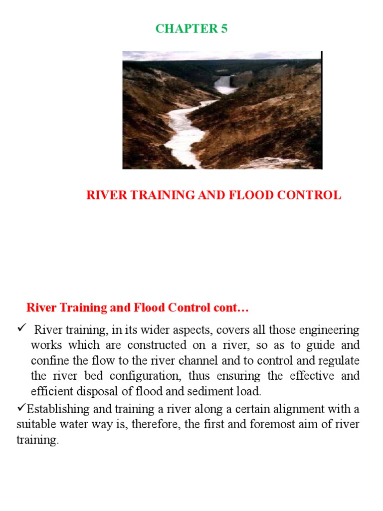 River Training Methods | PDF | Levee | Fluvial Landforms