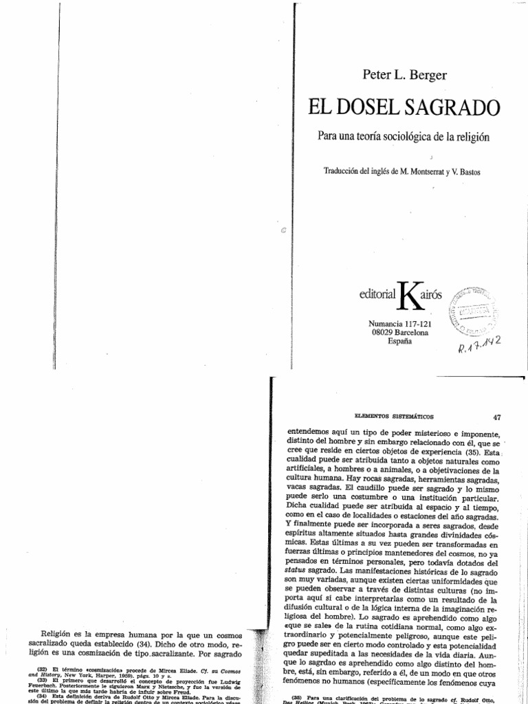 El Dosel Sagrado | PDF
