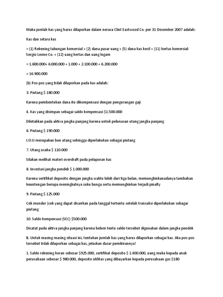 Maka Jumlah kas-WPS Office | PDF