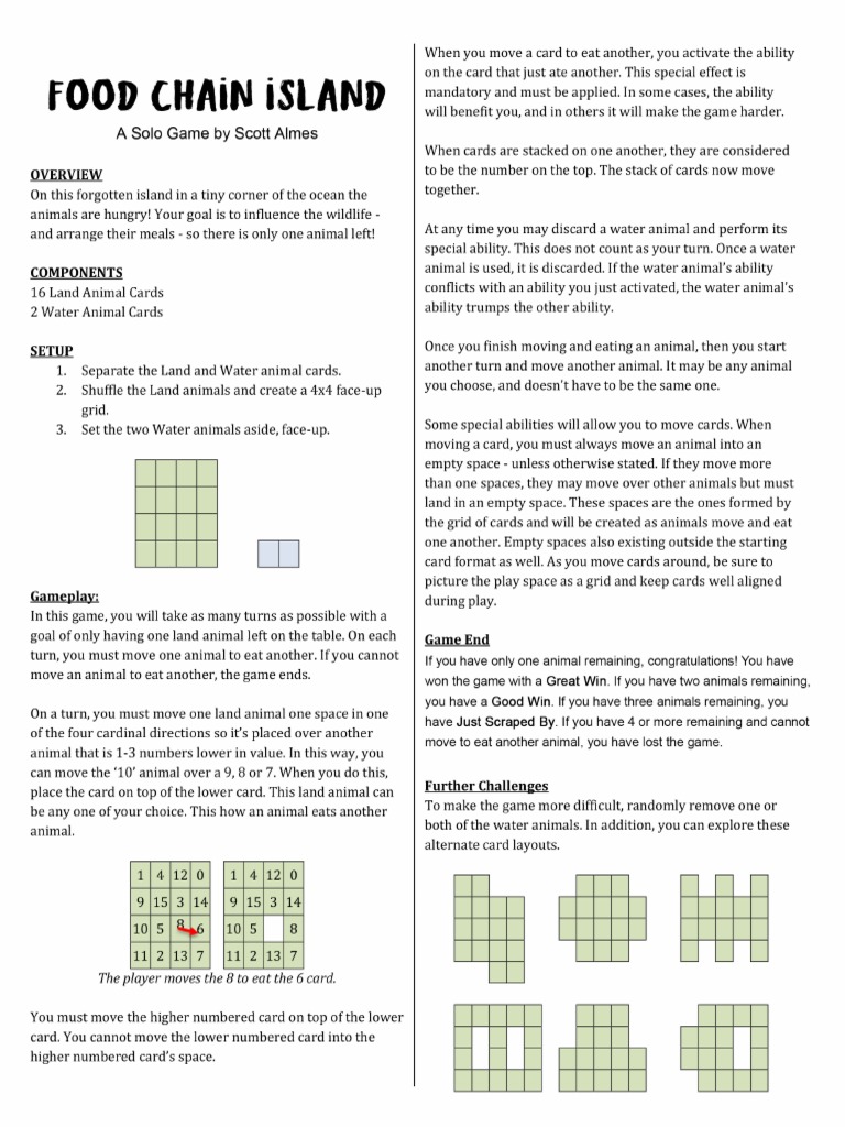 Food Chain Island - PNP 052620 BW | PDF