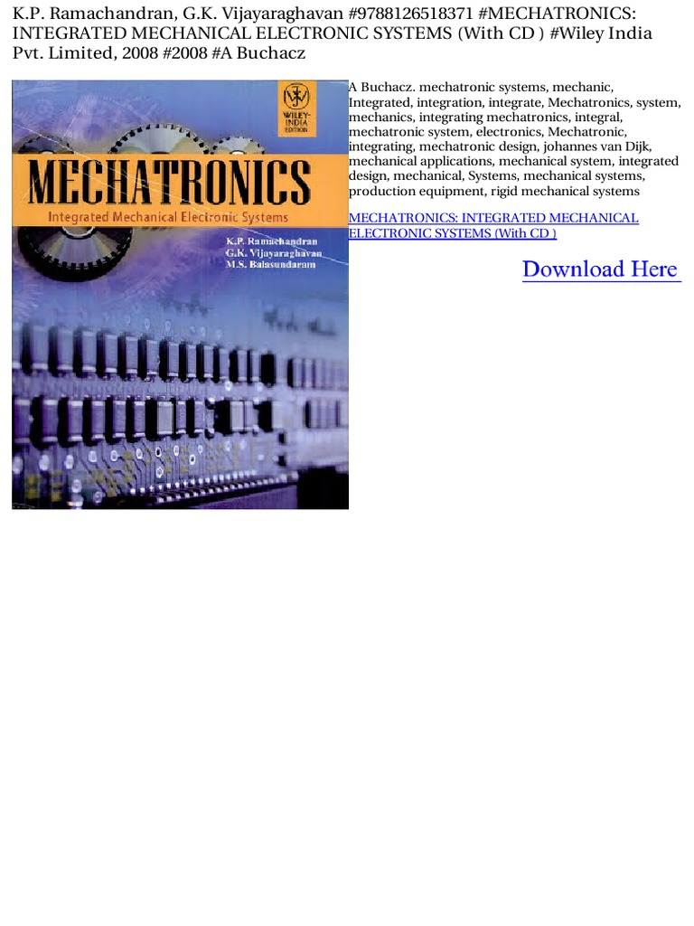 Mechatronics: Integrated Systems Guide | PDF