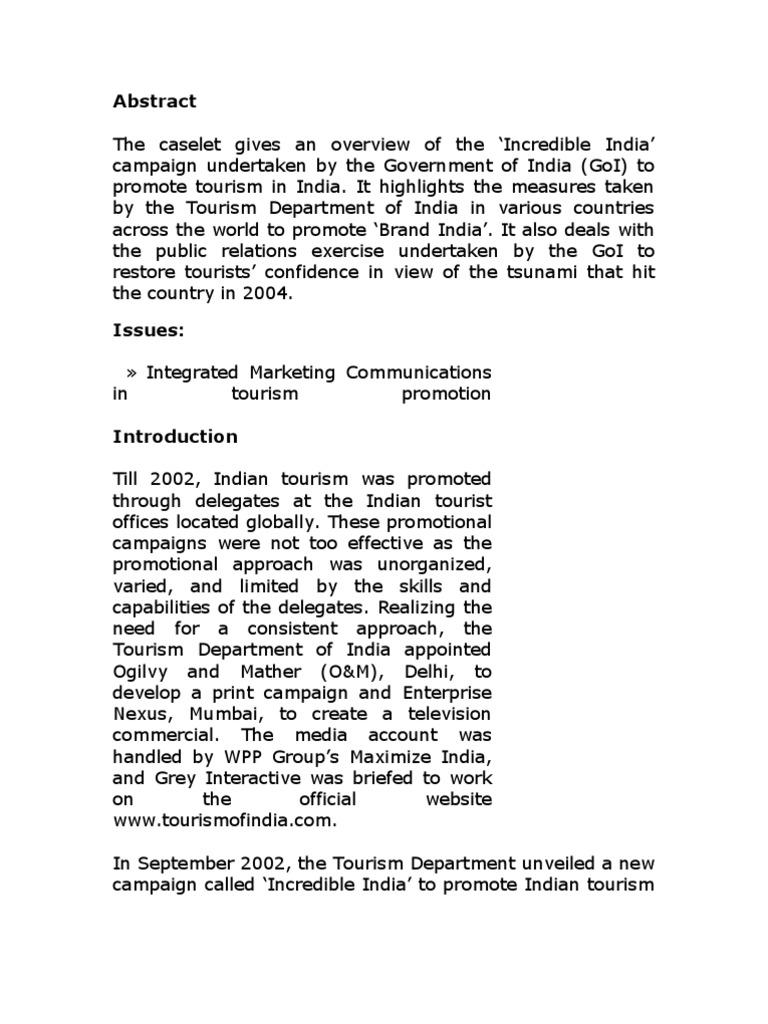 PR Case Studies | PDF | Tourism | Brand