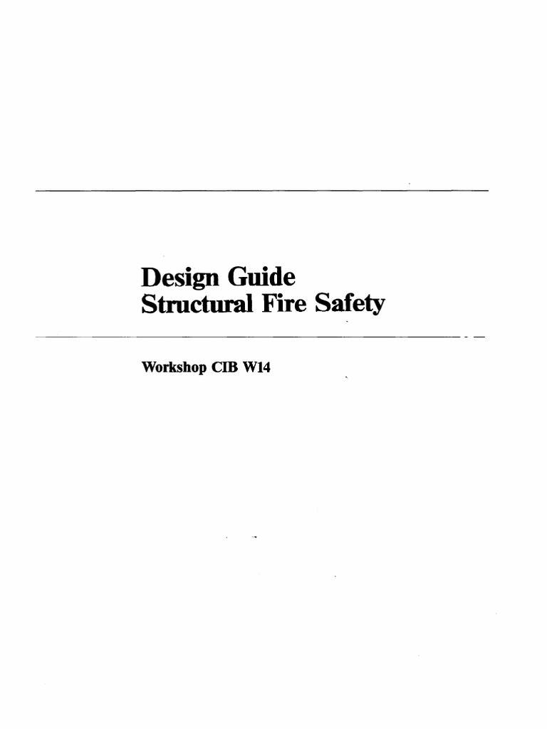 Structural Fire Safety Design Guide | PDF | Risk | Reliability Engineering