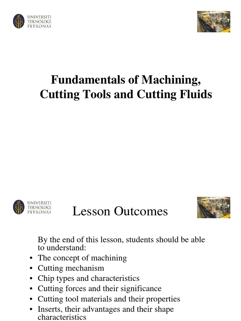 Fundamentals of Machining | PDF