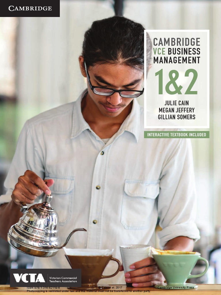 Cambridge Business Management (Units 1&2) | PDF | Supply Chain | Business