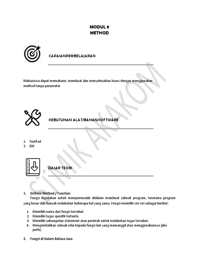 MODUL 8 - Algol Lanjut TI | PDF