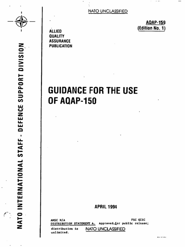 AQAP-151 (Guidence For AQAP-150) | PDF | Evaluation | Business