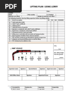 Lifting Plan Form | PDF