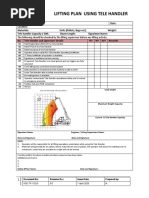Sample Lift Plan | PDF | Forklift | Business