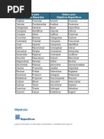 Verbos PARA MARCO TEÓRICO | PDF