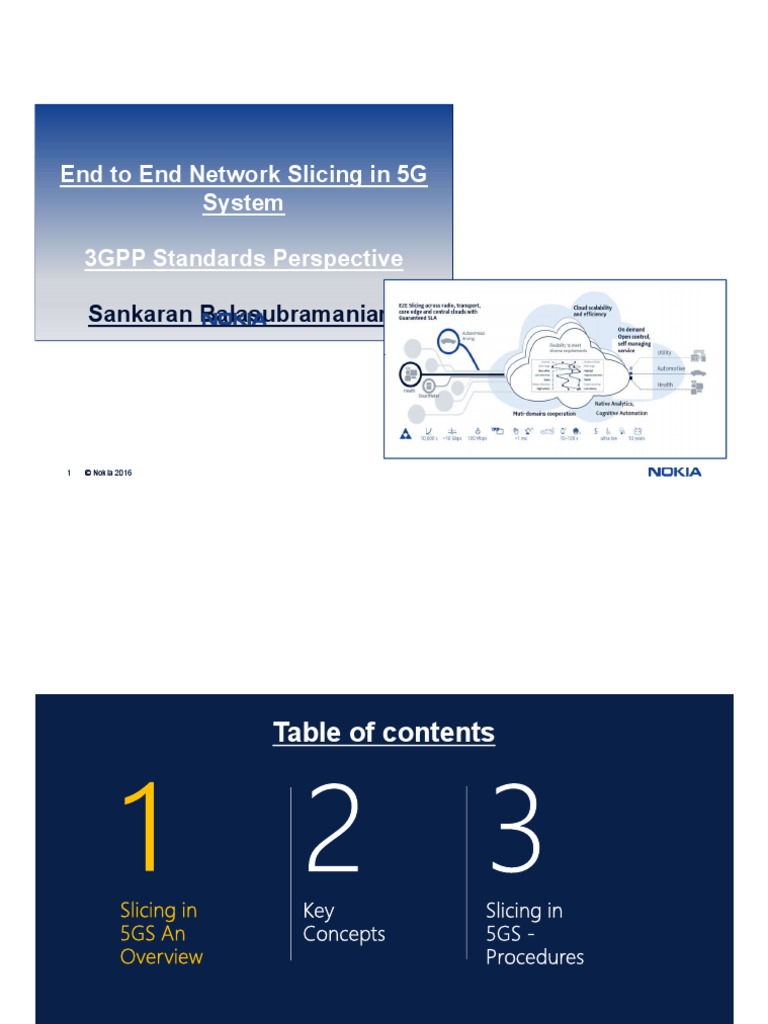 Network Slicing in 5GS-E2E View-Nokia | PDF | Network Architecture ...