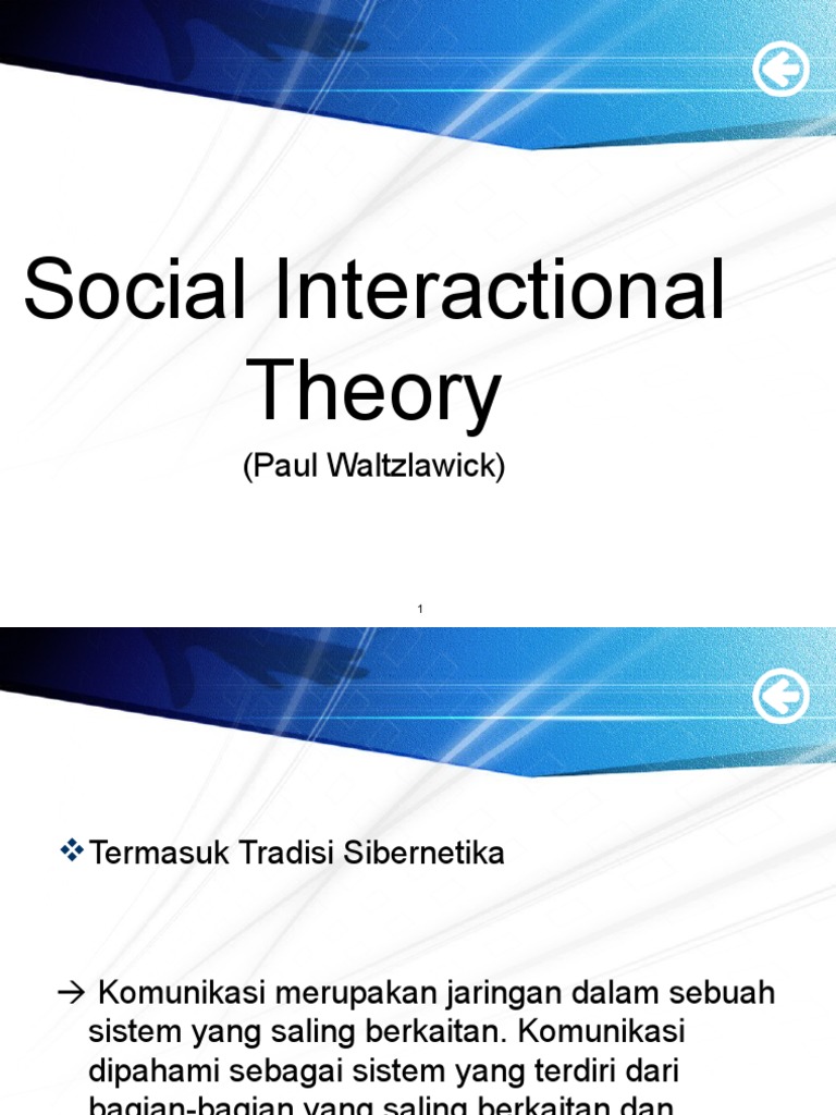 Interactional View Theory | PDF