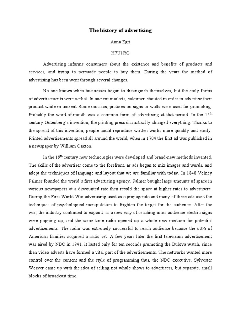 700 Words Essay | PDF | Coca Cola | Advertising