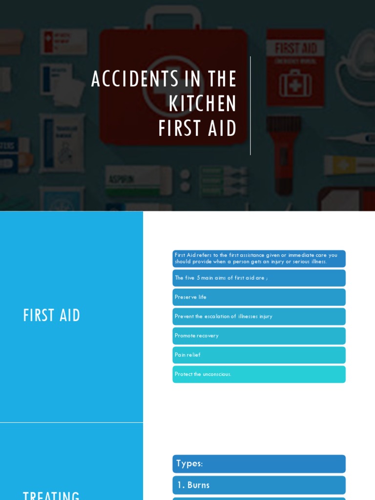Accidents in The Kitchen | PDF | First Aid | Burn