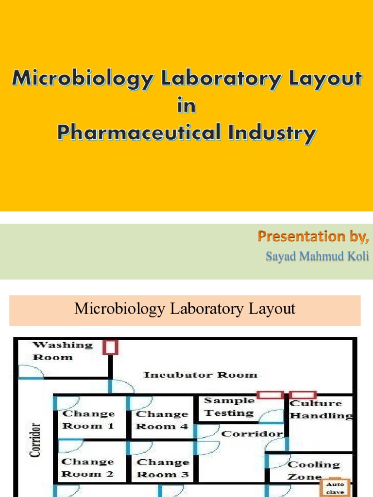 Microbiology Lab Layout Design