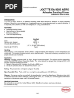 Hysol EA9395 Data Sheet | PDF | Adhesive | Pascal (Unit)