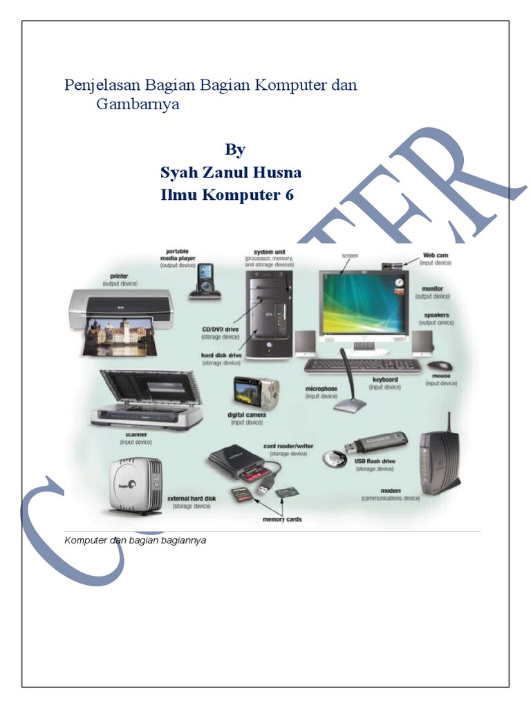 Bagian Bagian Komputer Pik | PDF | Game & Aktivitas | Teknologi & Rekayasa