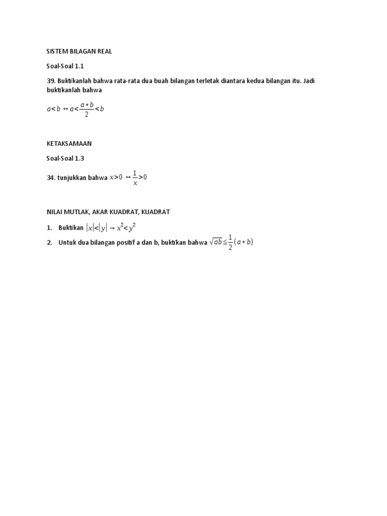 Soal Kalkulus Diferensial | PDF
