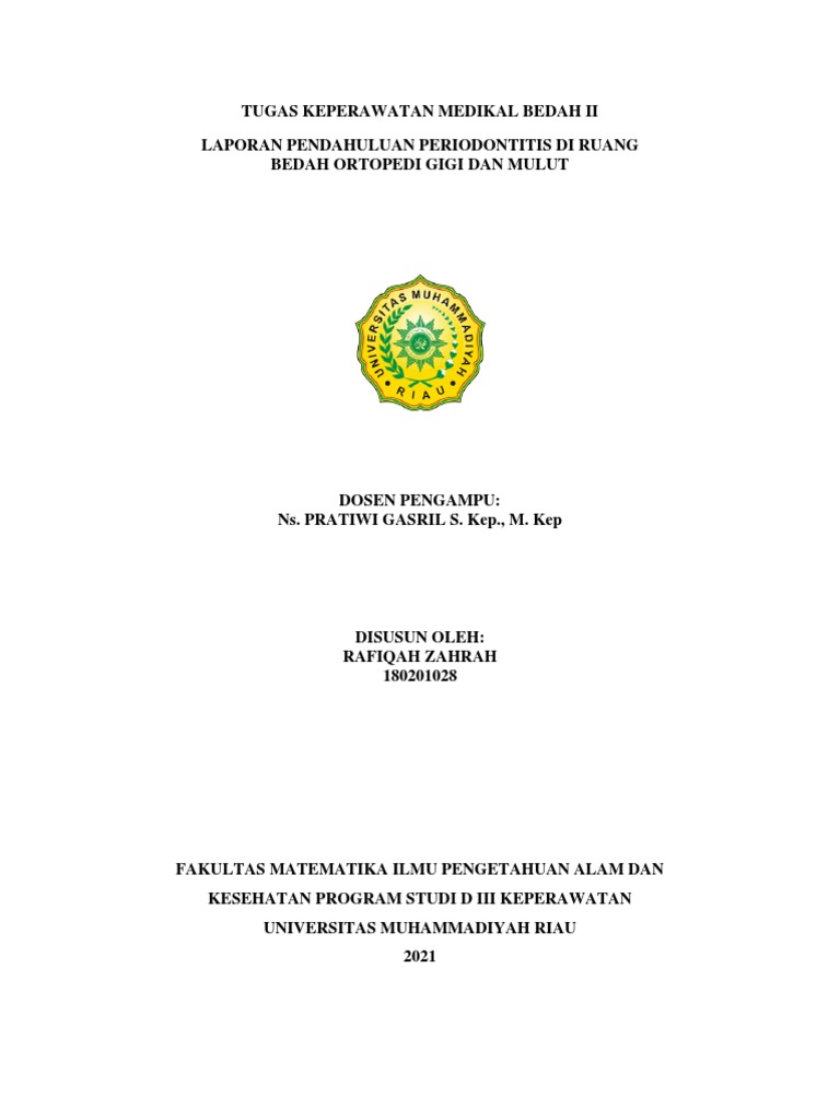 Lp Kmb Ii Periodontitis Dikonversi Pdf